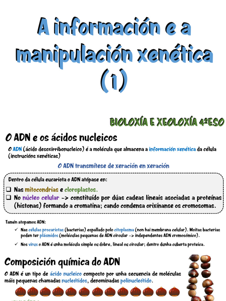 Manipulacion Genetica | PDF