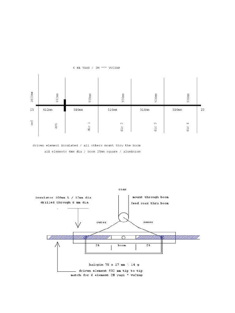 6 Element 2M Beam Hairpin With Pictures-1 | PDF | Home & Garden
