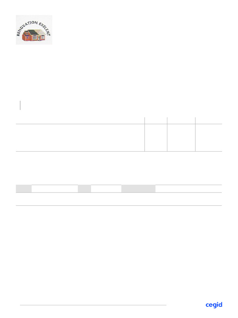 Facture: Agnes de Man Renovation Excelent | PDF