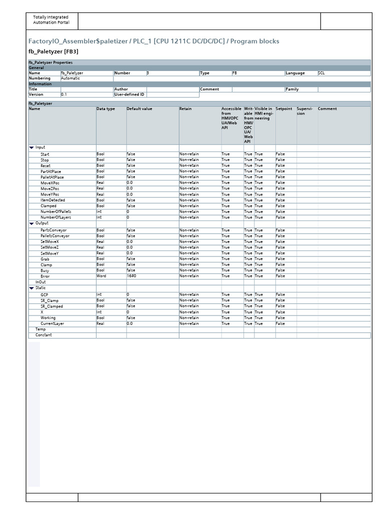 FB - Paletyzer (FB3) | PDF