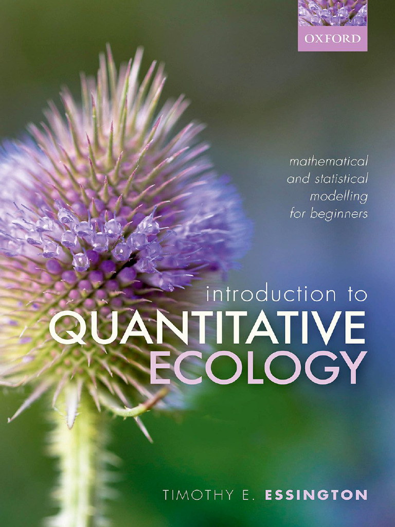 Timothy E. Essington - Introduction To Quantitative Ecology ...