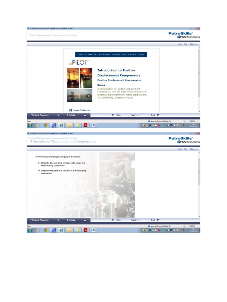 Positive Displacement Compressors - Introduction E-Learning | PDF