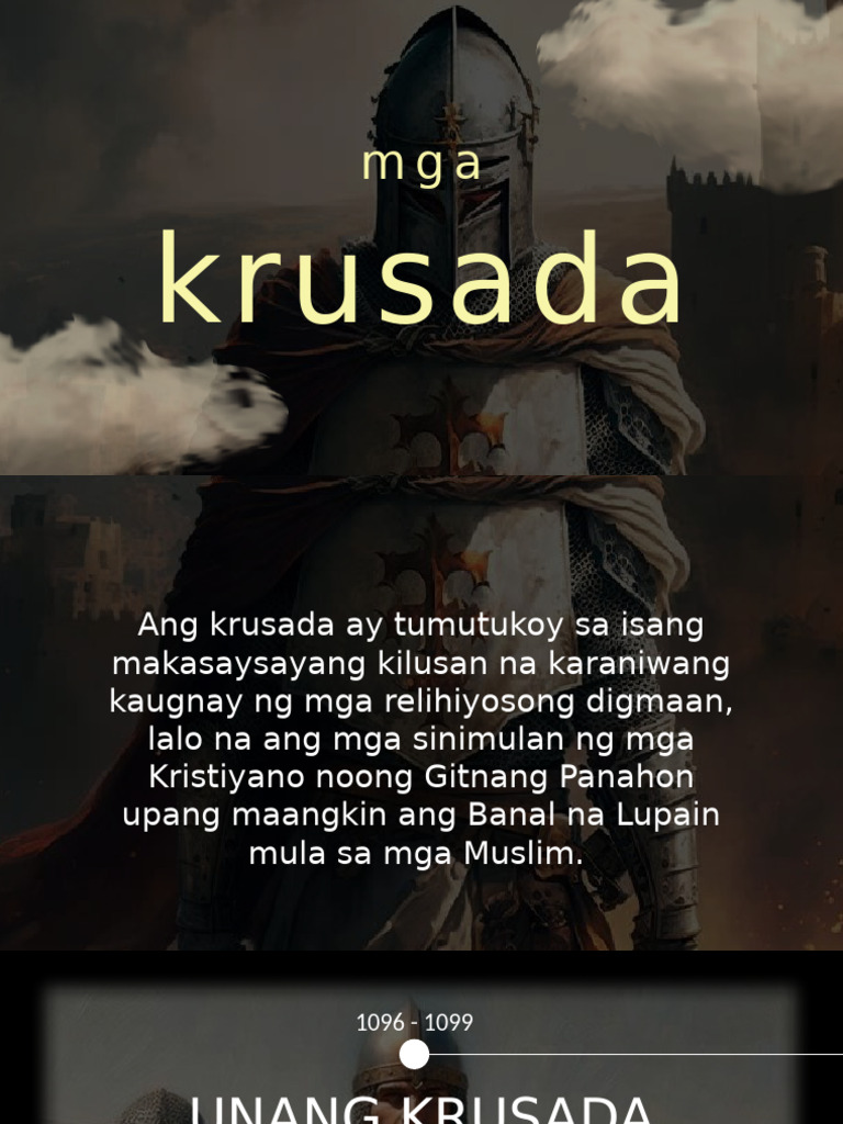 The Crusades (Tagalog) | PDF | Travel | History