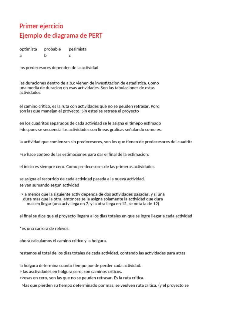 Ejercicio Ejemplo Explicacion Gydp | PDF