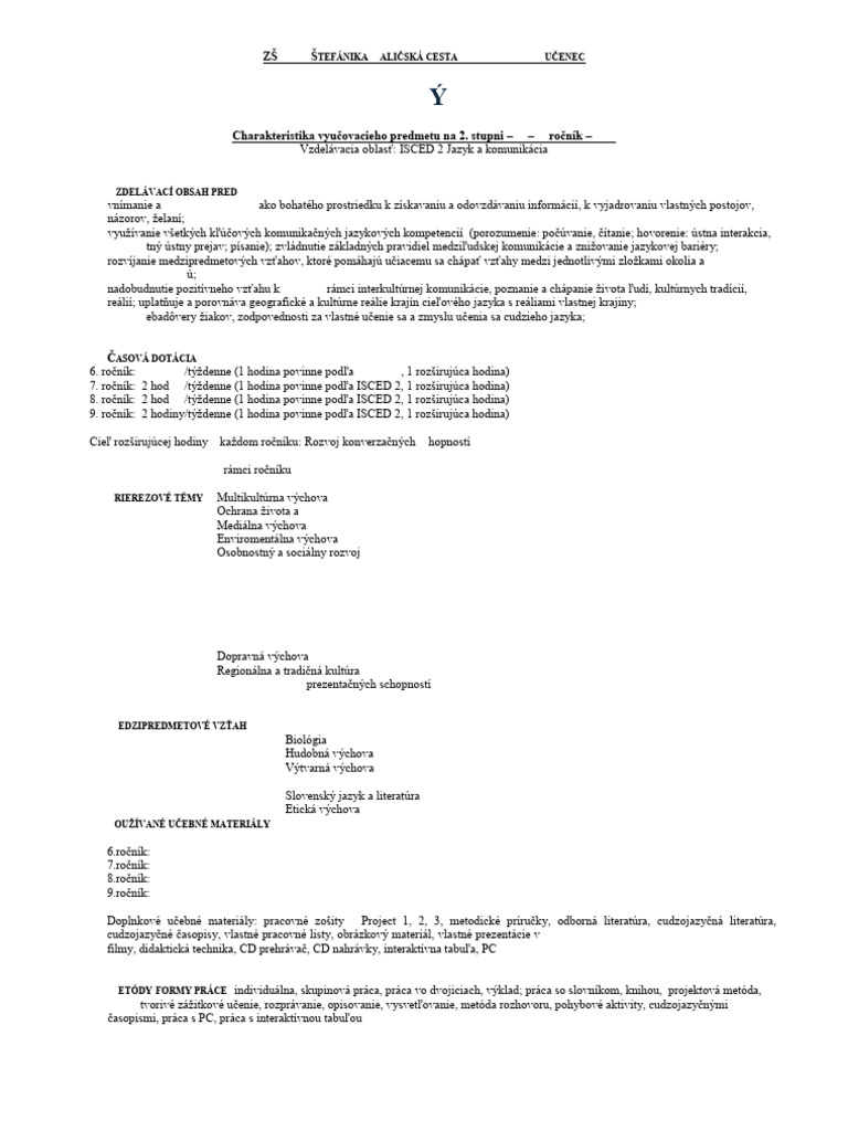 SKVP ANJ 6.-9.rocnik 2CJ | PDF