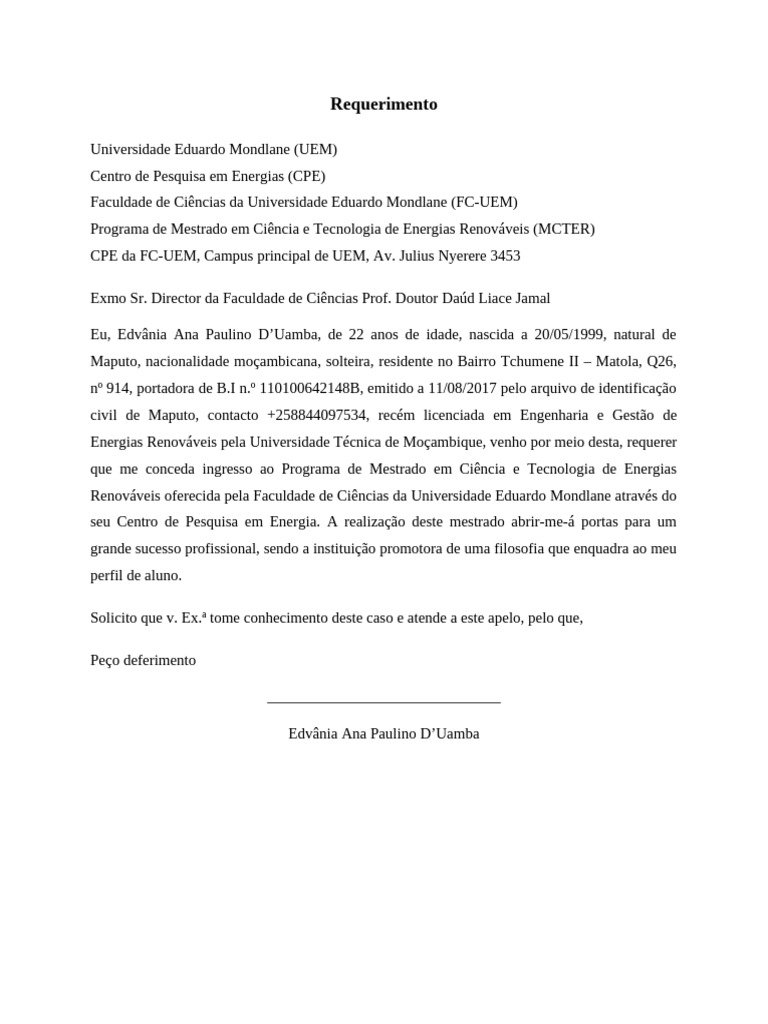 Requerimento | PDF