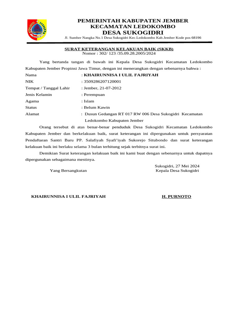 SKCK | PDF