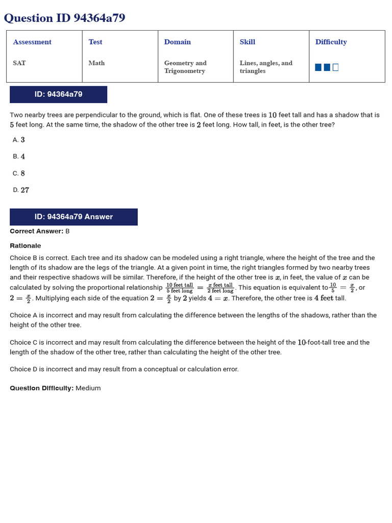 Sat Math Geomatry Question Bank Results Pdf