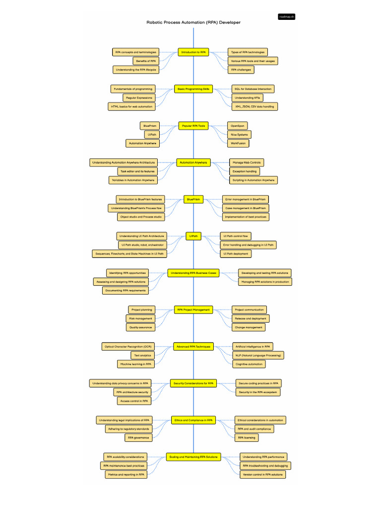 Road_map RPA Developer | PDF