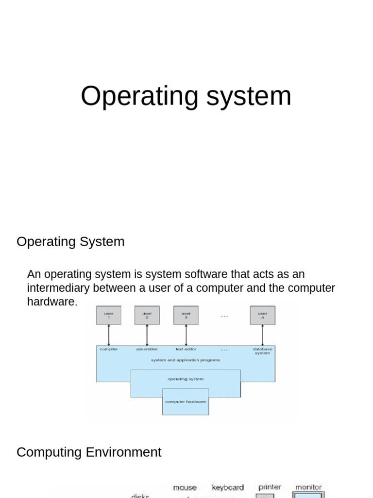 OS UnitI Complete | PDF | Process (Computing) | Operating System