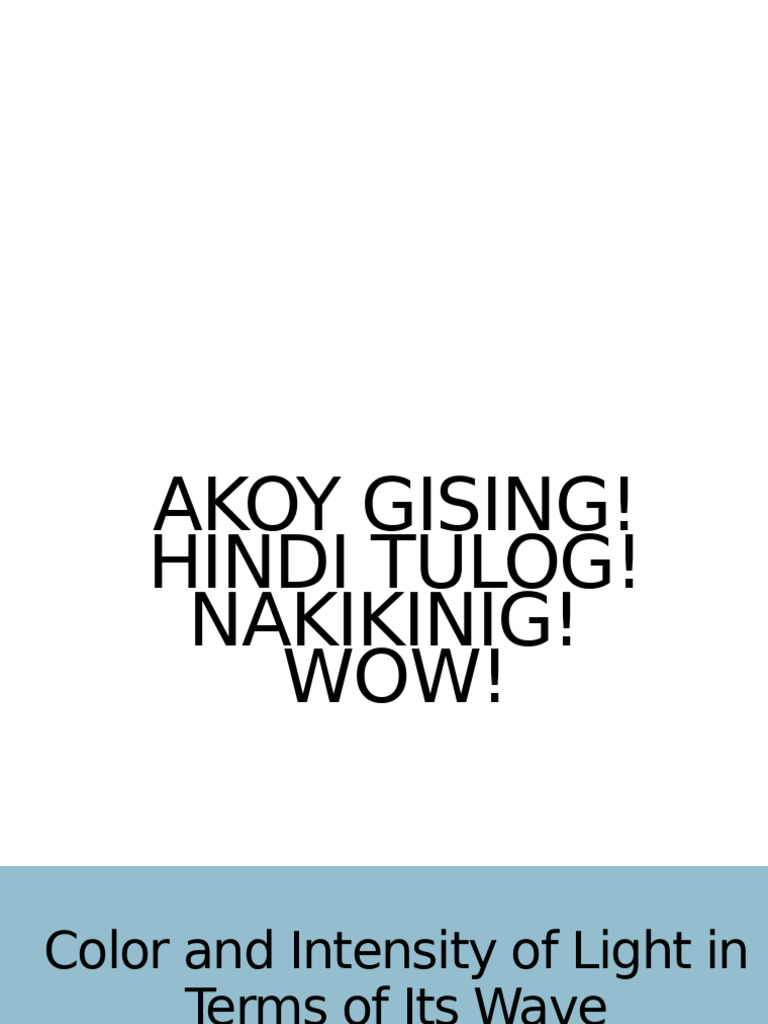 Characteristics of Light | PDF