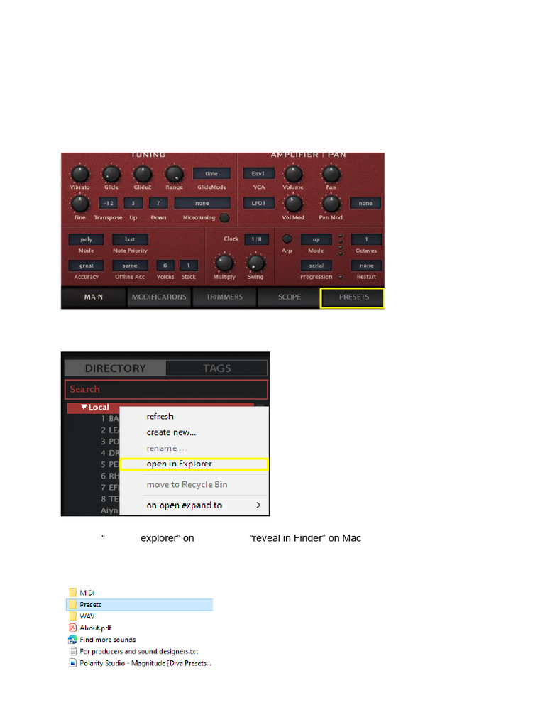 How to Install - Diva Presets | PDF