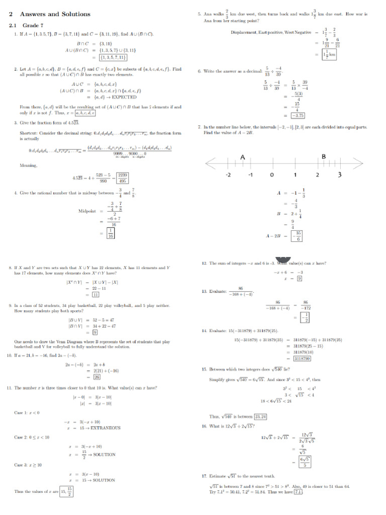 2017 Mtap Elimination Questions With Solution and Answer | PDF