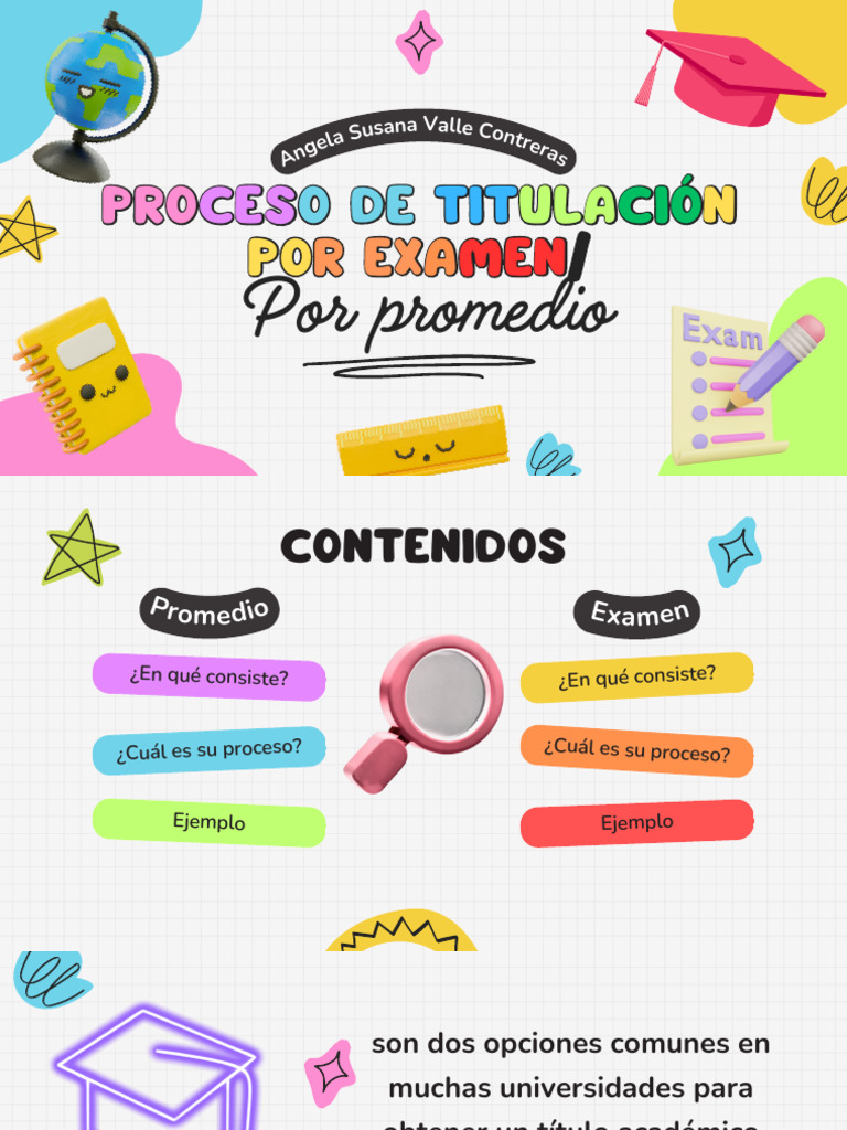 Formas de titulación: Por promedio | PDF