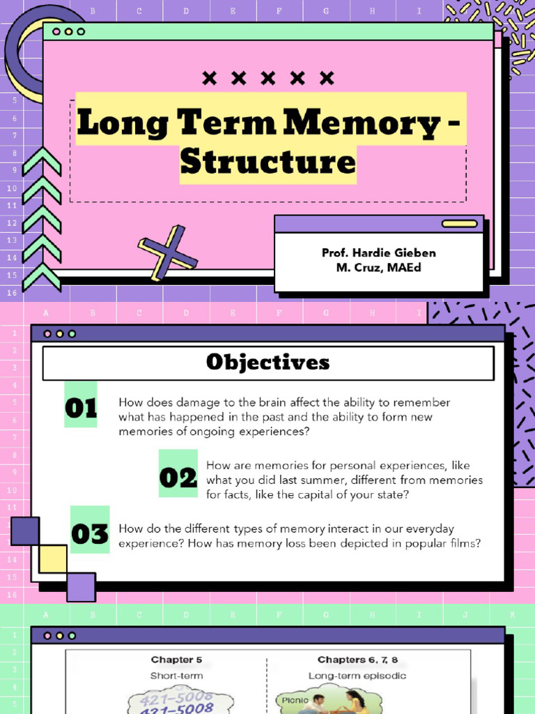 Long Term Memory - Structure | PDF