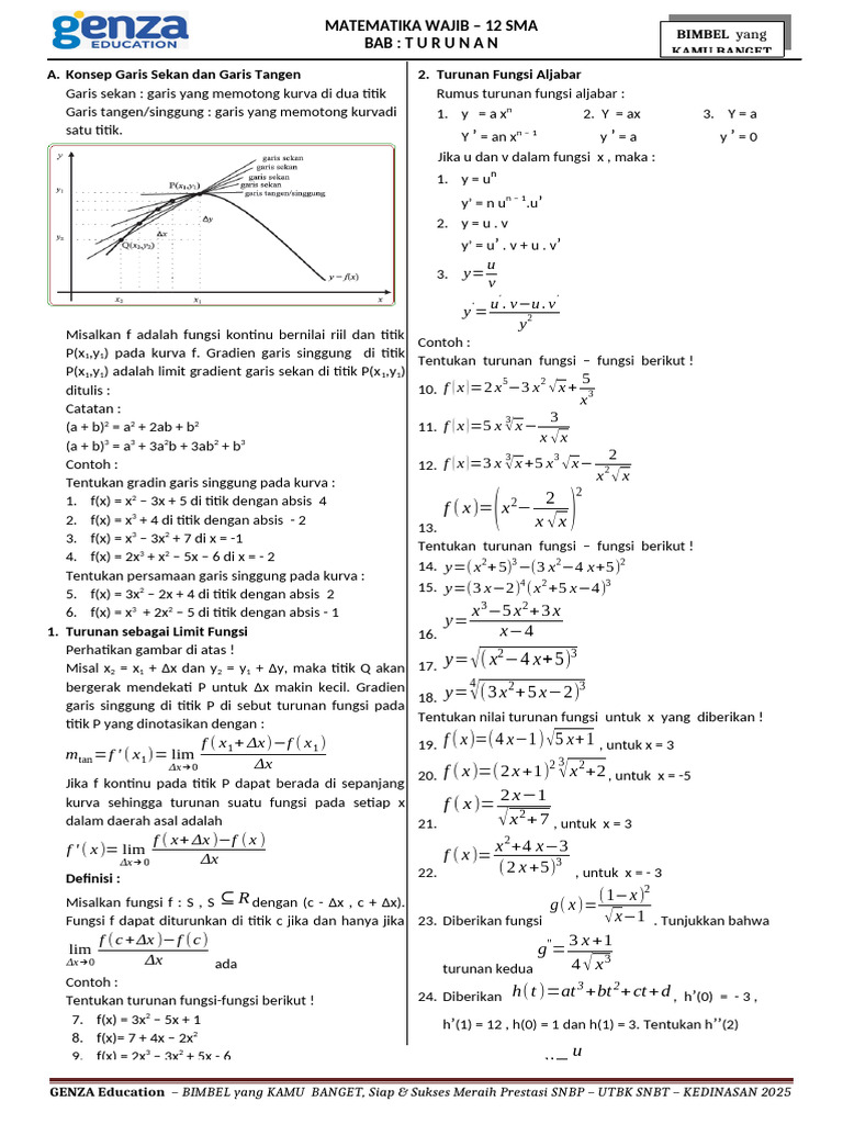 TURUNAN MATWA Genza | PDF