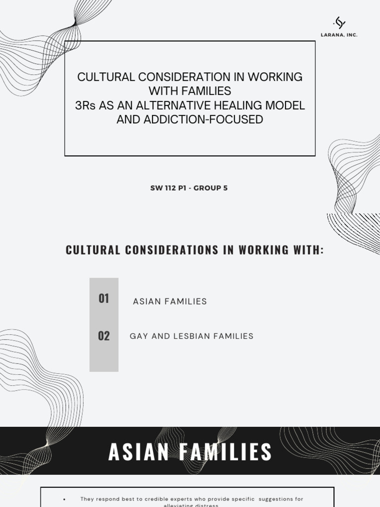 Group 5 CULTURAL CONSIDERATION IN WORKING WITH FAMILIES | PDF