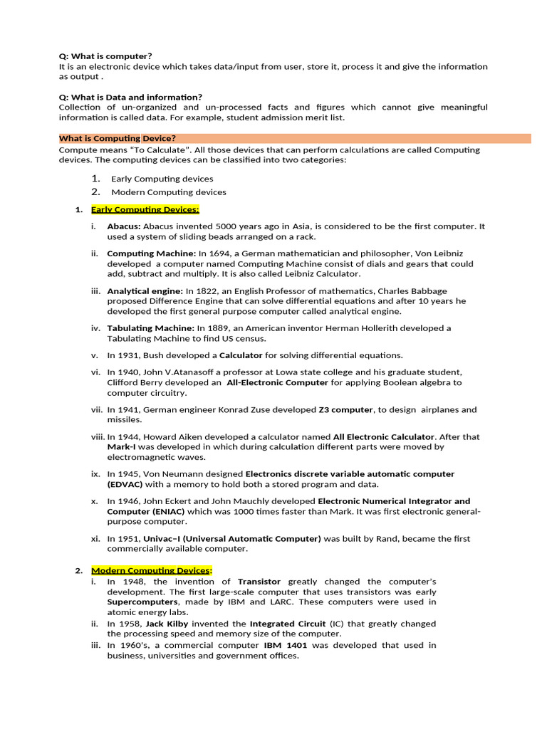 Unit No 1 | PDF | Central Processing Unit | Integrated Circuit