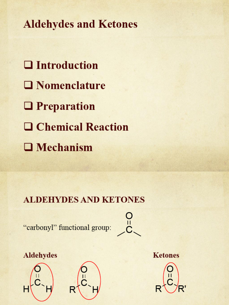 Aldehyde&ketone | PDF