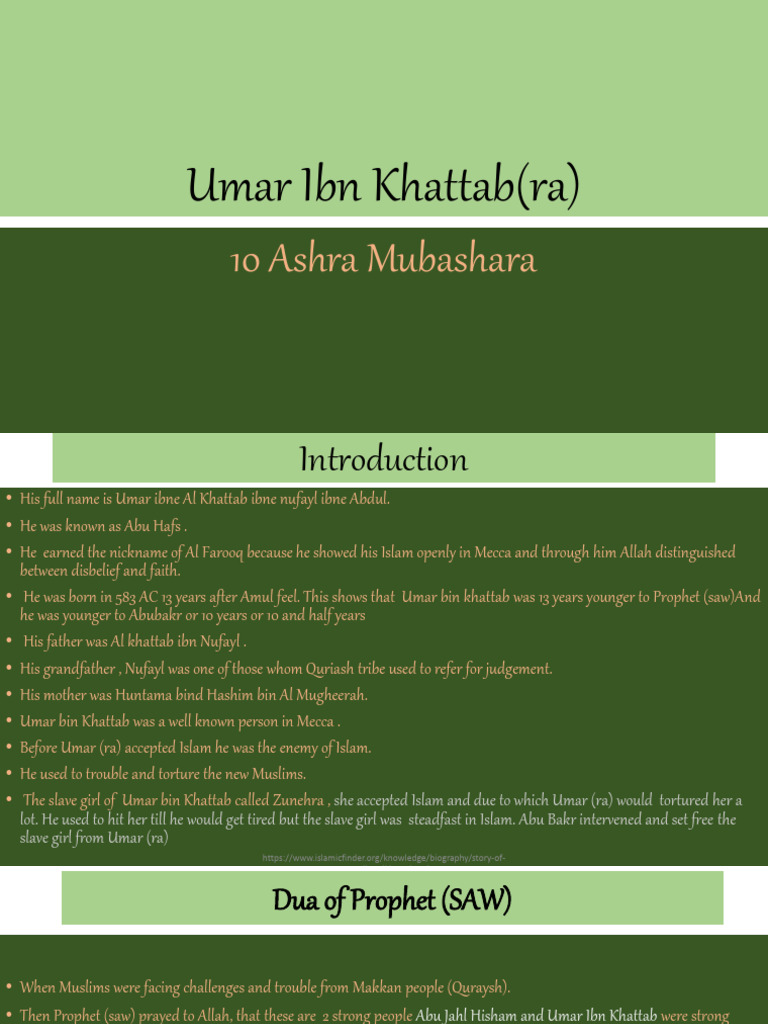 Umar Ibn Khattab Ra Pdf