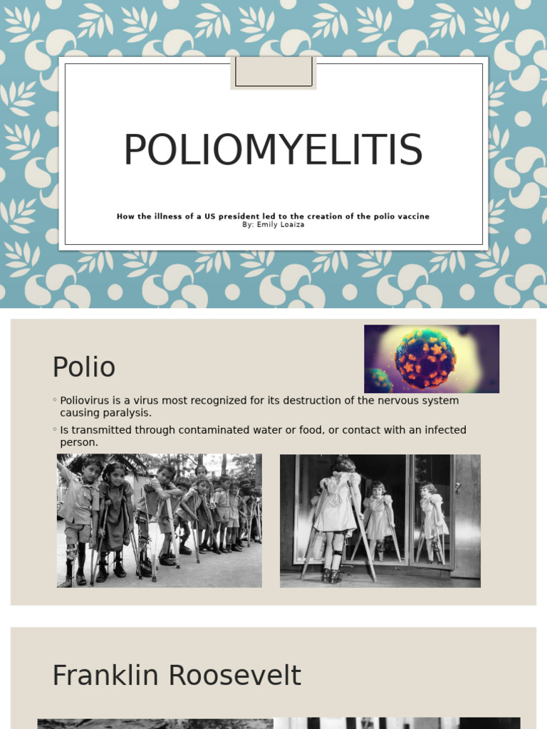 Polio Presentation | PDF