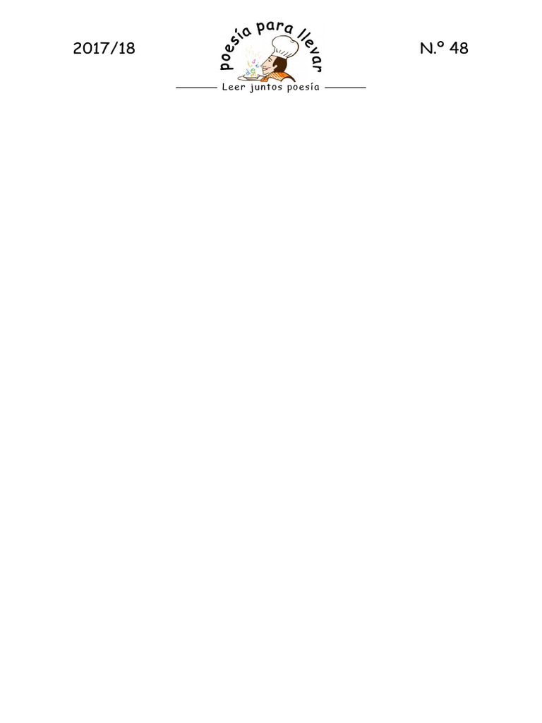 1a - ppll1718 - 48a - Poema en Blanco - 000 | PDF