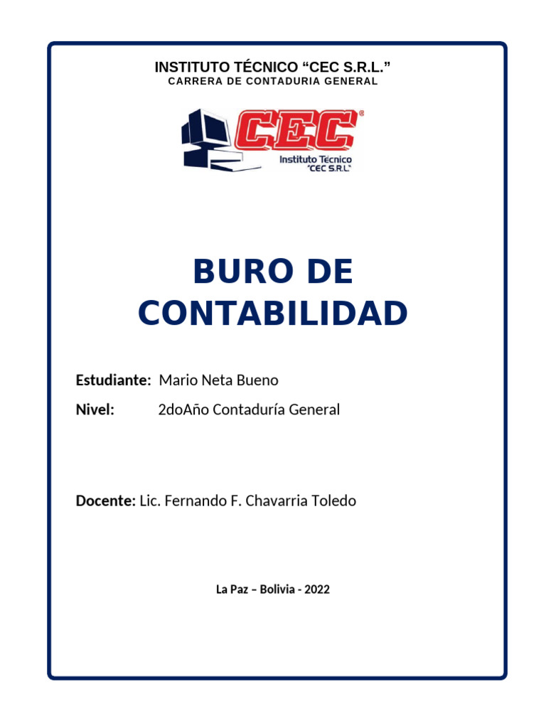 Buro Conta | PDF