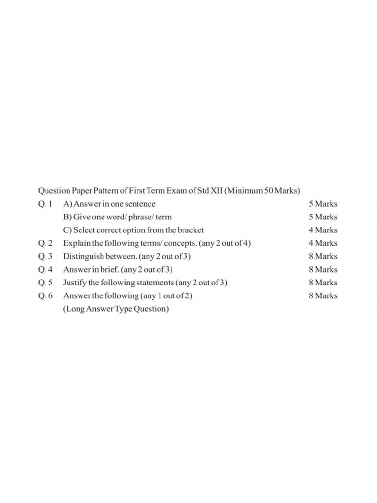 OCM 1st Terms Paper Pattern - Mind Faces | PDF