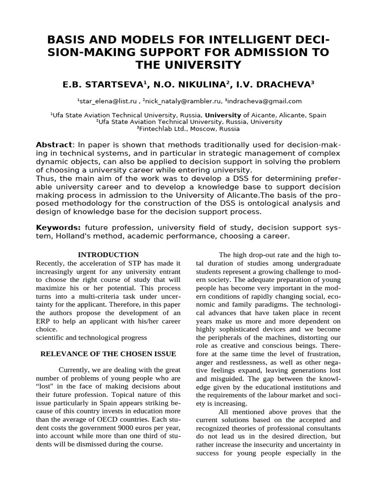 Article Siit 1.11 | PDF | Decision Support System | System