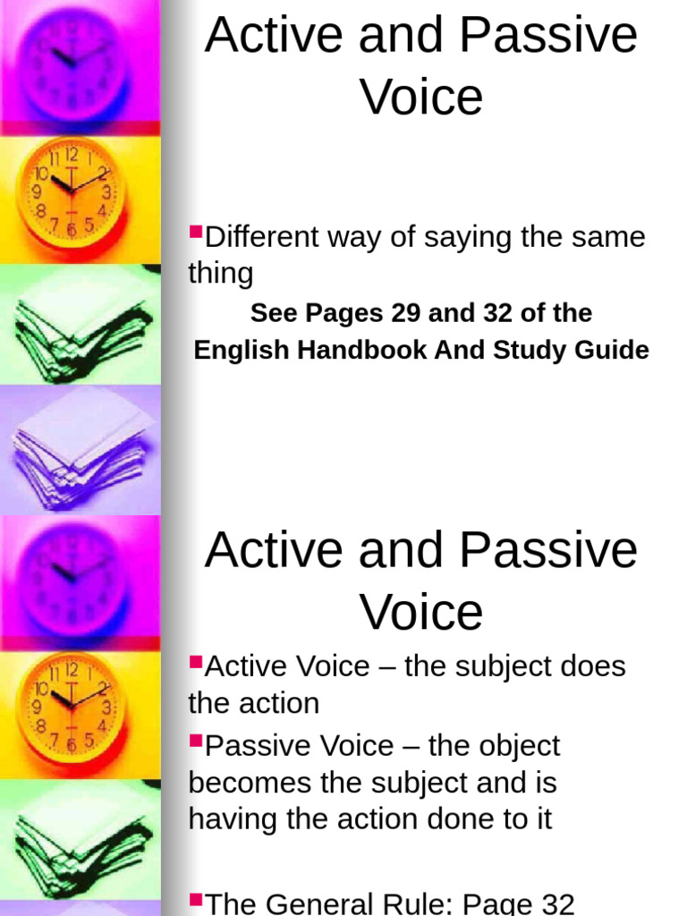 Active and Passive | PDF