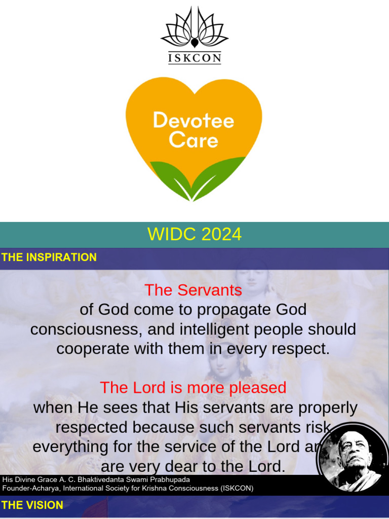 ISKCON Devotee Care Initiatives 2024 | PDF | Religion & Spirituality