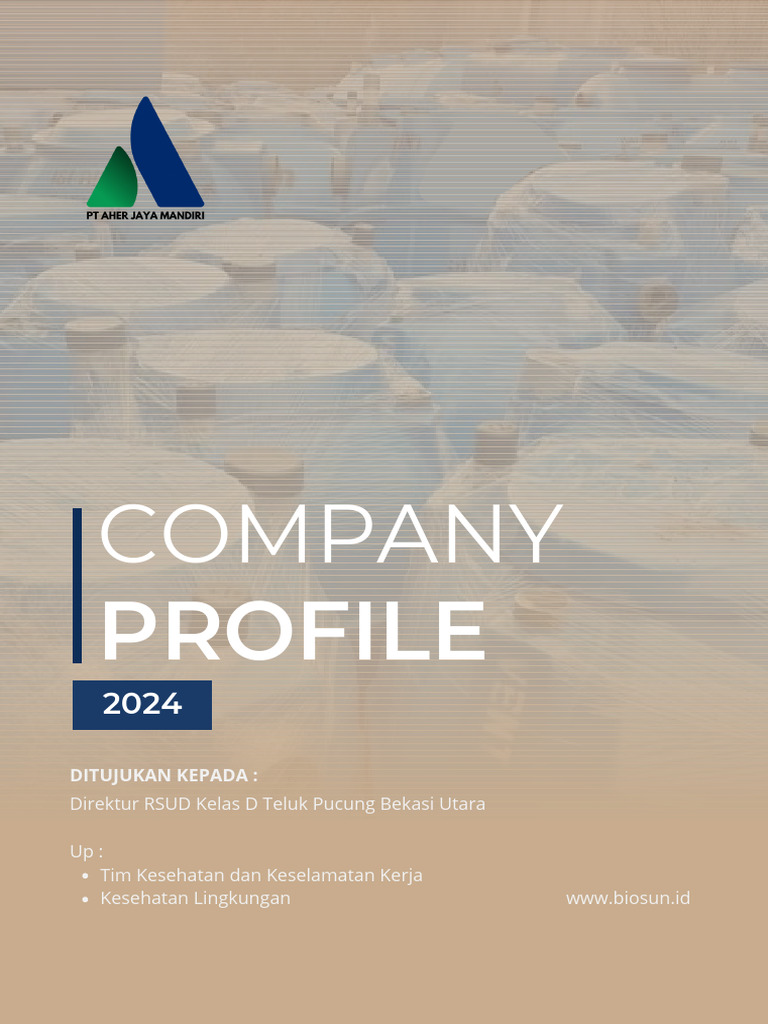 COMPRO PT. AJM - RSUD Teluk Pucung | PDF