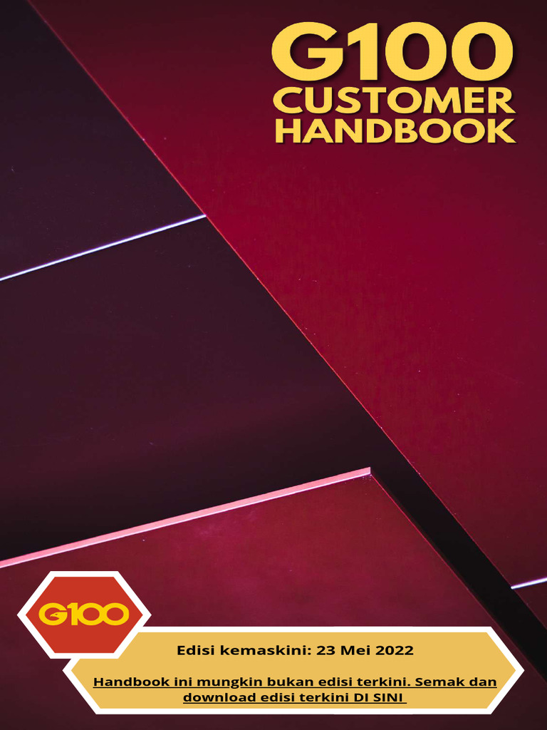 BM Customer Handbook G100 23052022 | PDF