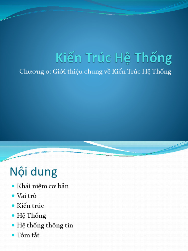 KTHT - Chuong 00 - Giới thiệu KTHT-đã gộp | PDF
