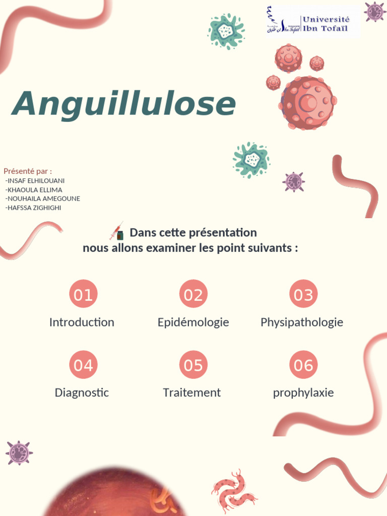Anguillulose: Présenté Par | PDF