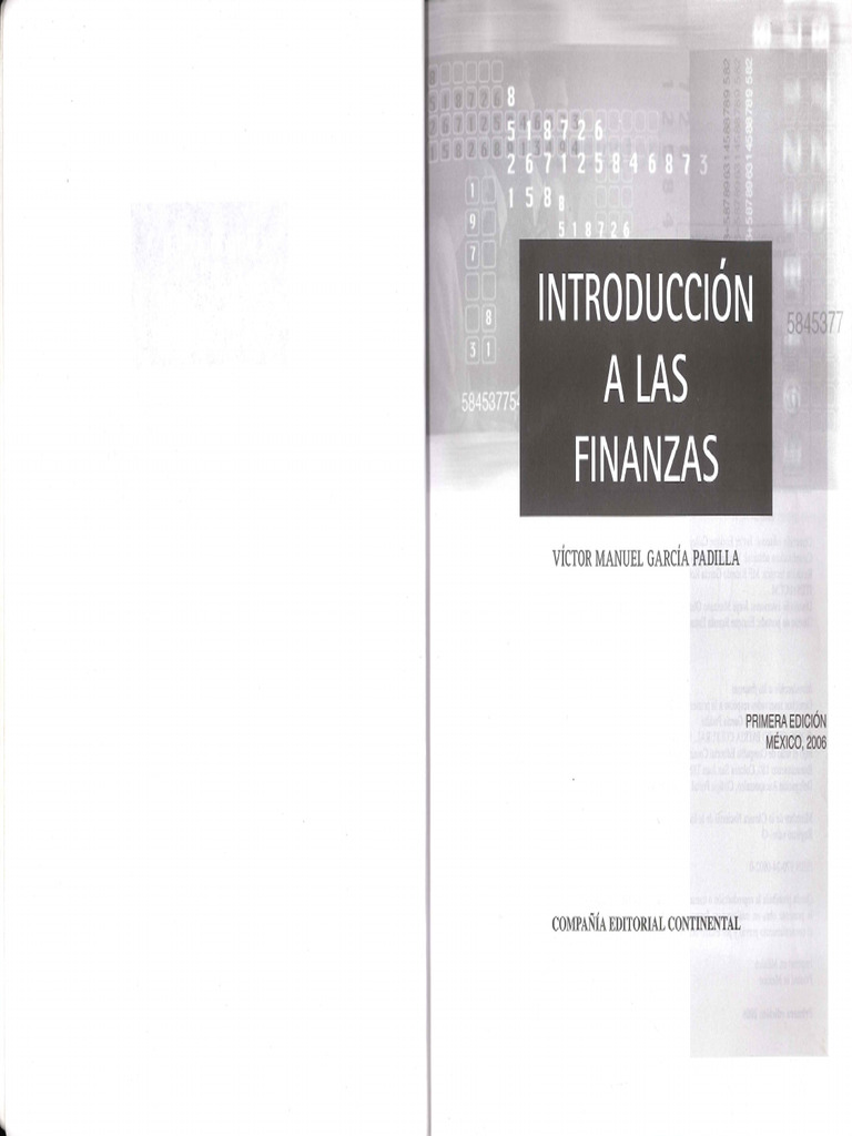 Introduccion a Las Finanzas Capitulo 4 y 5 | PDF