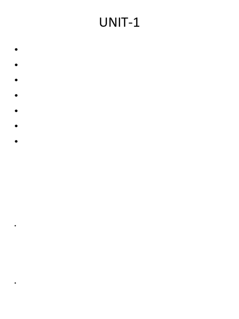 Unit - 1 - CSA | PDF