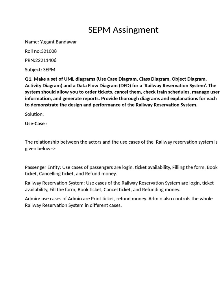 Sepm Home Assingment | PDF