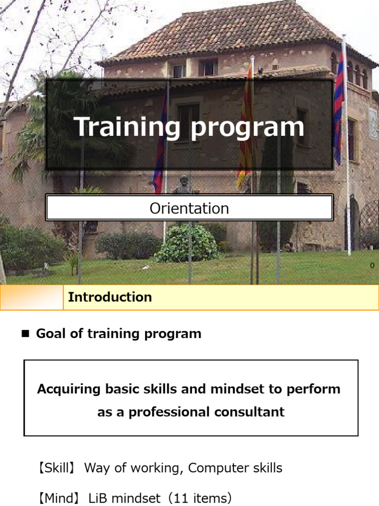 Training Orientation | PDF