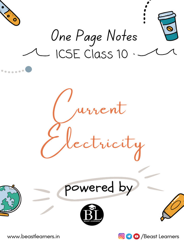 Icse | PDF | Electrical Resistance And Conductance | Teaching Methods ...