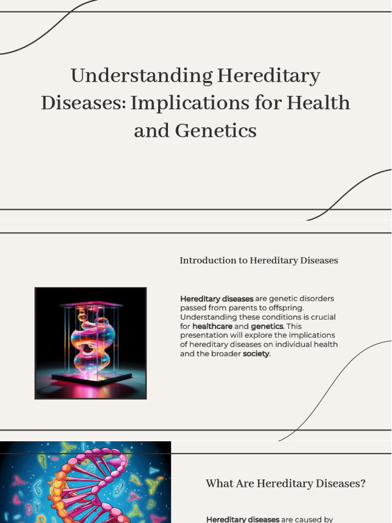 Slidesgo Understanding Hereditary Diseases Implications For Health and ...