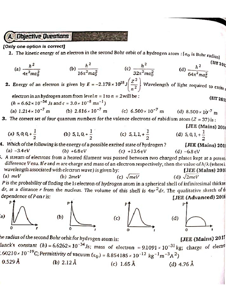 Jee Pyqs Chapter 2 Chemistry | PDF