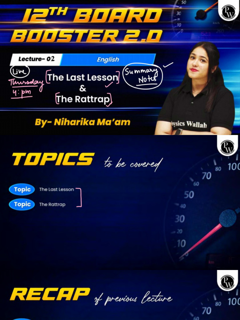 Flamingo 02 - Class Notes - (12th Board Booster 2.0 2024) | PDF