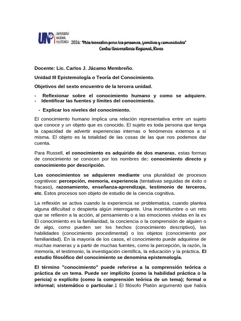 Texto Unidad III 6º Encuentro[1] | PDF