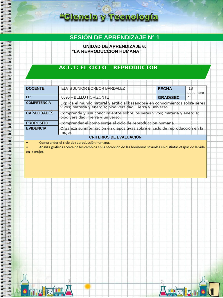 C-4º Grado - Actv 1 | PDF