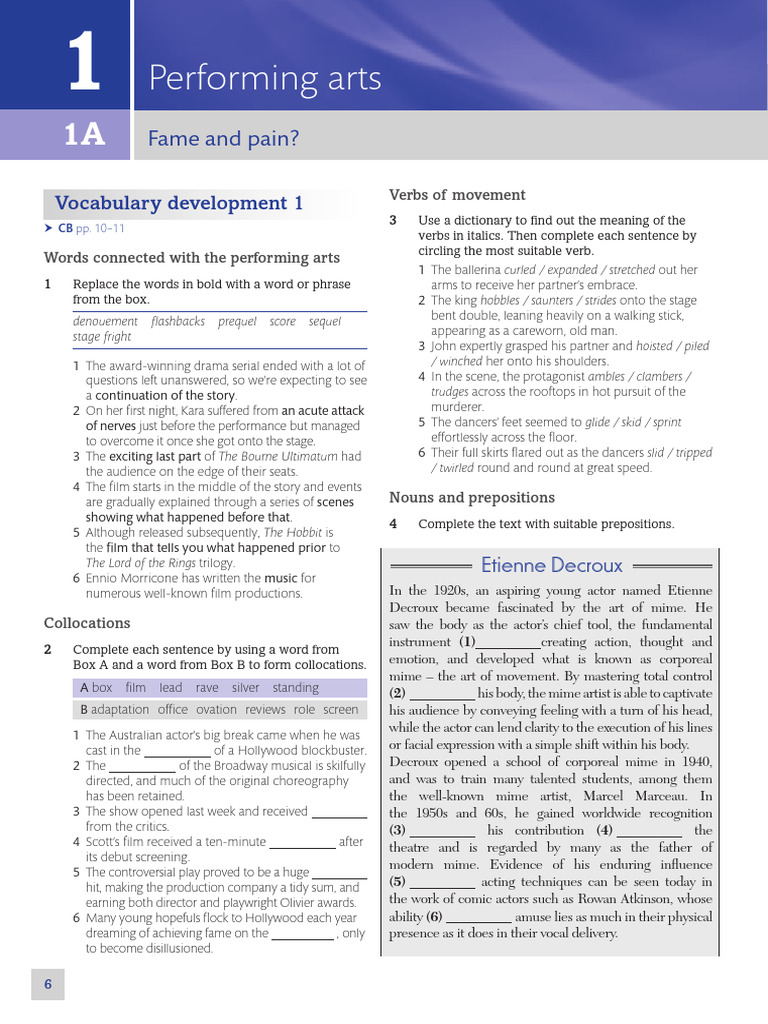 Expert Cambridge Proficiency WB 9781408299005 UNIT 1 | PDF