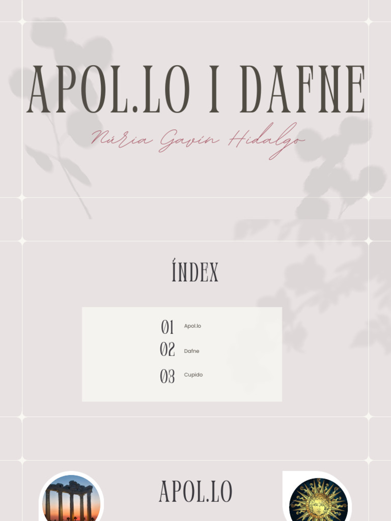 Apol - Lo I Dafne | PDF