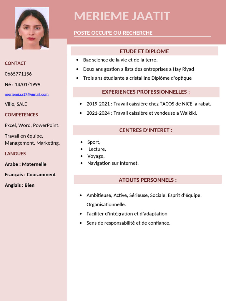 Merieme Jaatit | PDF