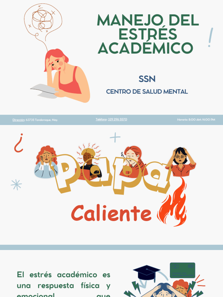 Presentación Salud Mental y Estrés Academico | PDF | Estrés (biología ...