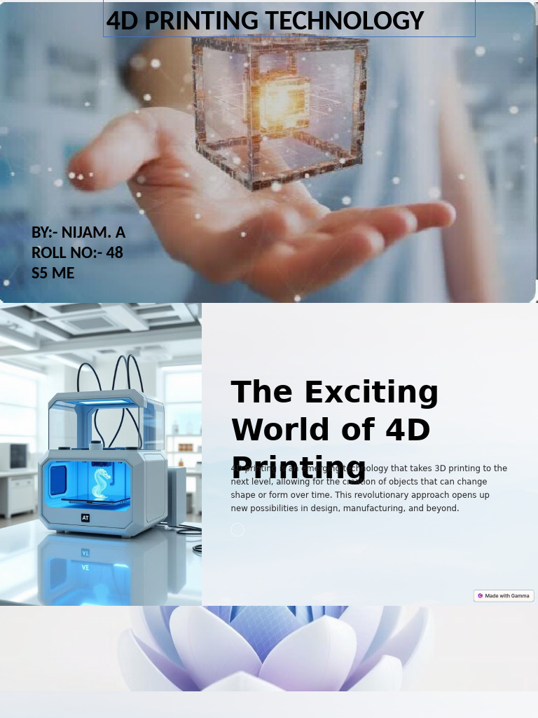 Nijam 4D Printing | PDF